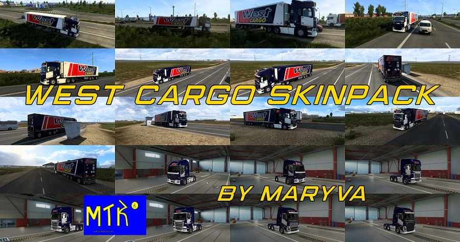 West Cargo Transportes Skinpack 1.0 - ETS 2