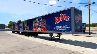 PETERBILT 🚚 579 + RUFFLES TRAILER Skin 1.48 - ATS