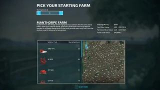 Pick Your Starting Farm v 1.1 - FS 22