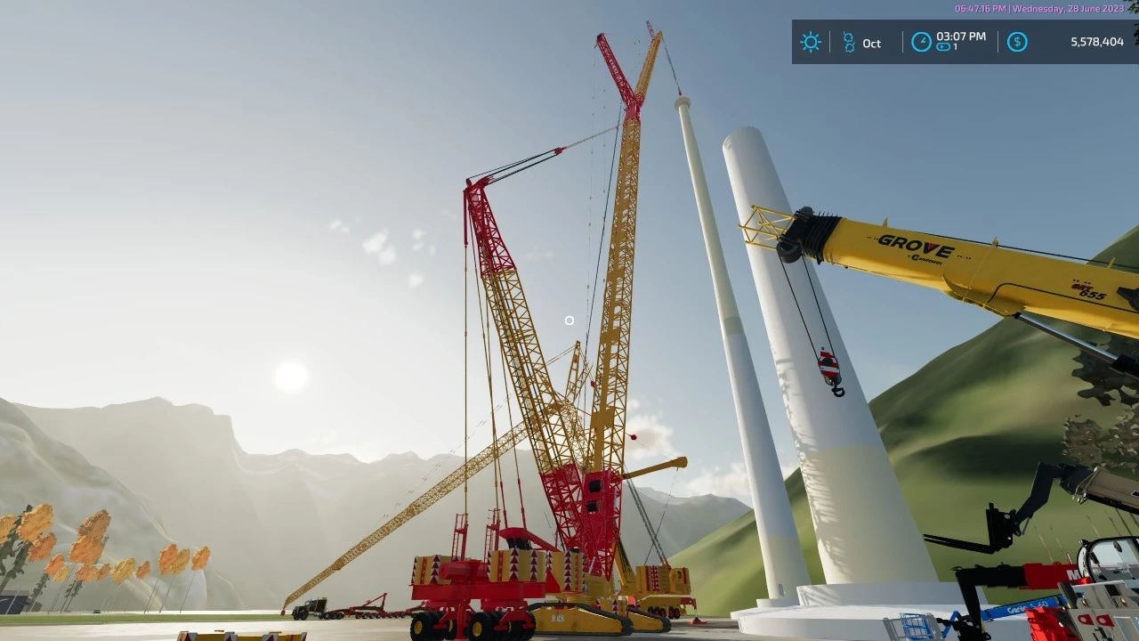 Trail King Double Schnable Trailer and Wind Tower Sections v 1.0 - FS 22