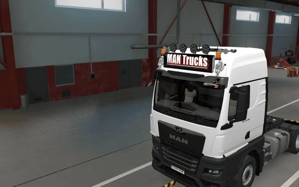 Lightbox for MAN TGX 2020 1.0 - ETS 2