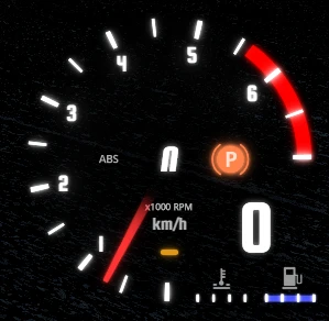 Enhanced Tachometer for Parking Lights 1.0 - BeamNG.drive