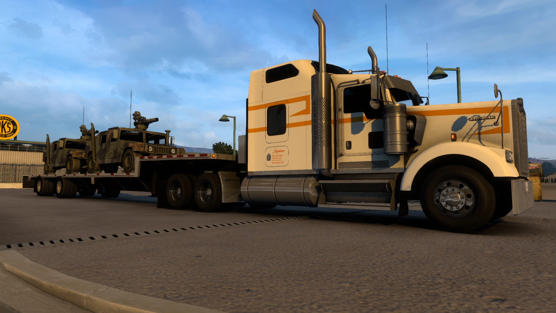 Humble Trucking SPS Skin GTM Kenworth W900B v1.1 - ATS