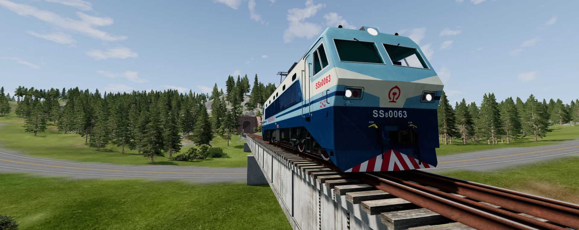 SS8 Locomotive V1.1 - BeamNG.drive