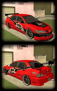 M. Lancer Evo IX FQ 400 TD Paintjob - GTA: SA