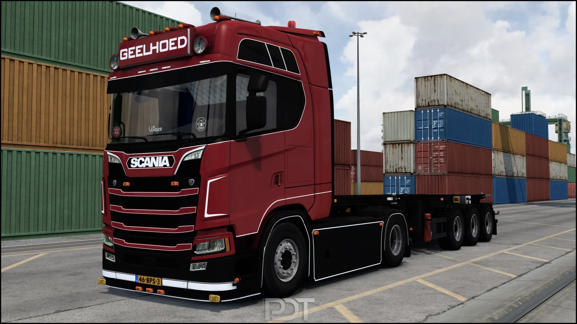 Scania S450 + Trailer "Geelhoed" 1.47 - ETS 2