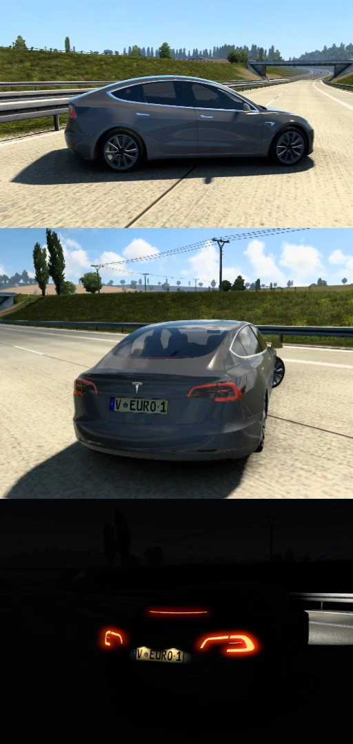Tesla Model 3 2018 v1.0 Fix - ETS 2