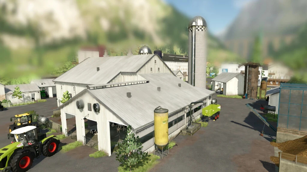 USA White Farm Buildingpack v 1.0.1 - FS 22
