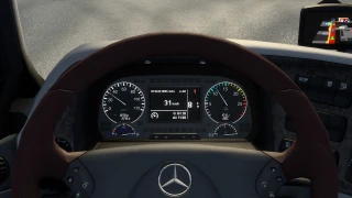 Mercedes Actros MP3 Improved Dashboard v1.0 - ETS 2