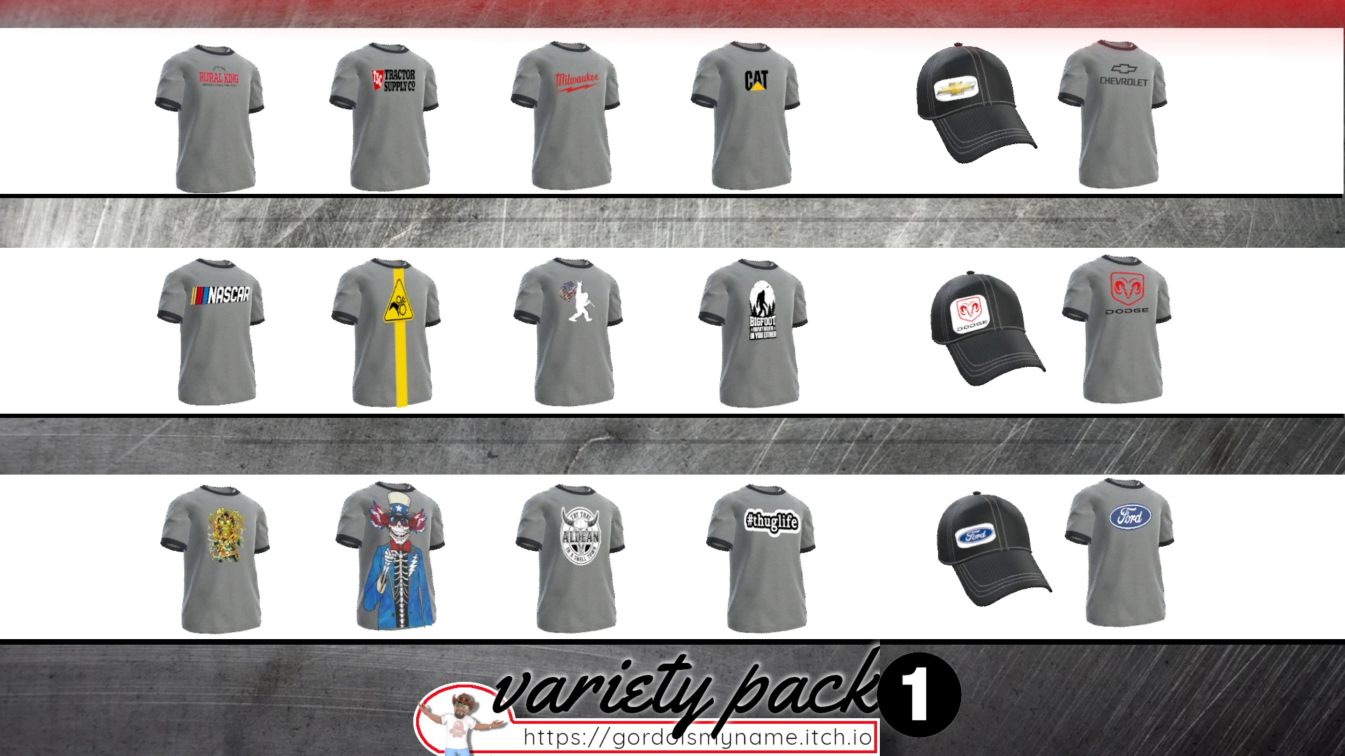 Variety Wardrobe Pack 1 1.0.0.0 - FS 22