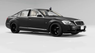 Mercedes Benz S Class W221 PBR Fix - BeamNG.drive