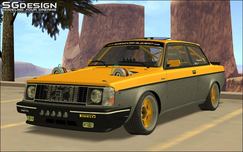 1983 Volvo 242 Turbo - V 6 Twin Turbo - GTA: SA