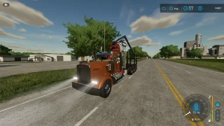 kenworth w900 log truck - FS 22