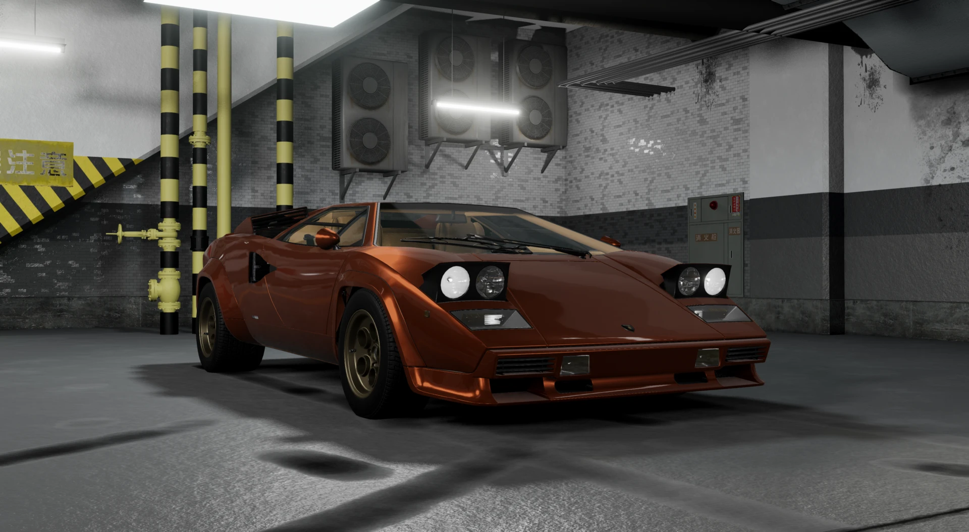 Lamborghini Countach 1.0 - BeamNG.drive