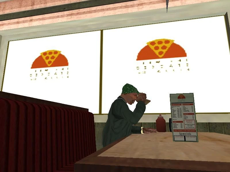 Realistic Eating - GTA: SA