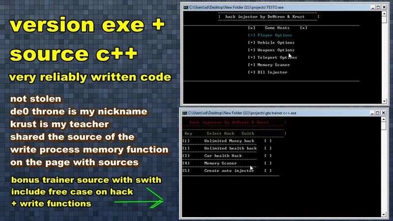 Advanced Trainer On C ++ Dev Version - GTA: SA