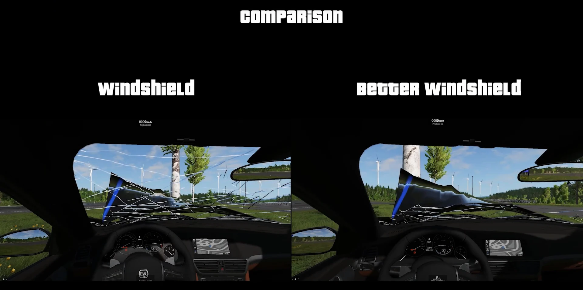 Better Windshield 1.1 - BeamNG.drive