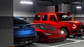 Kamurocho Underground Car park Showroom 4 - BeamNG.drive