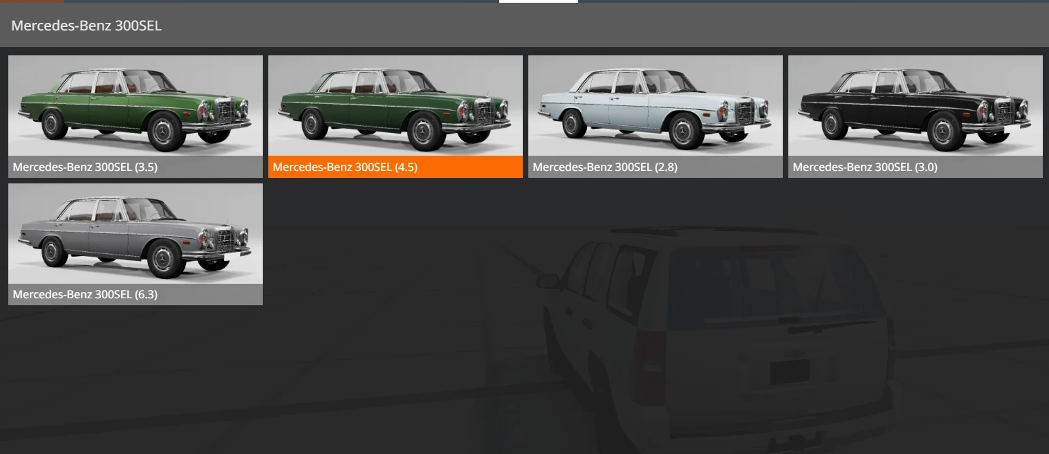 Mercedes-Benz 300SEL W109 1.6 - BeamNG.drive