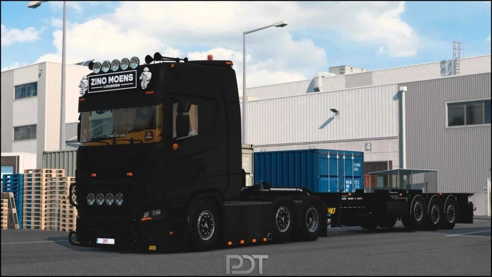 Scania S650 + Trailer “Zino Moens Transport” v1.1 - ETS 2
