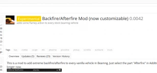 Backfire Mod 0.0042 - BeamNG.drive