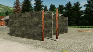 Concrete Wall (Prefab) v 1.0 - FS 22