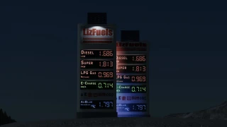 Digital Gasstation Displays v 1.0 - FS 22