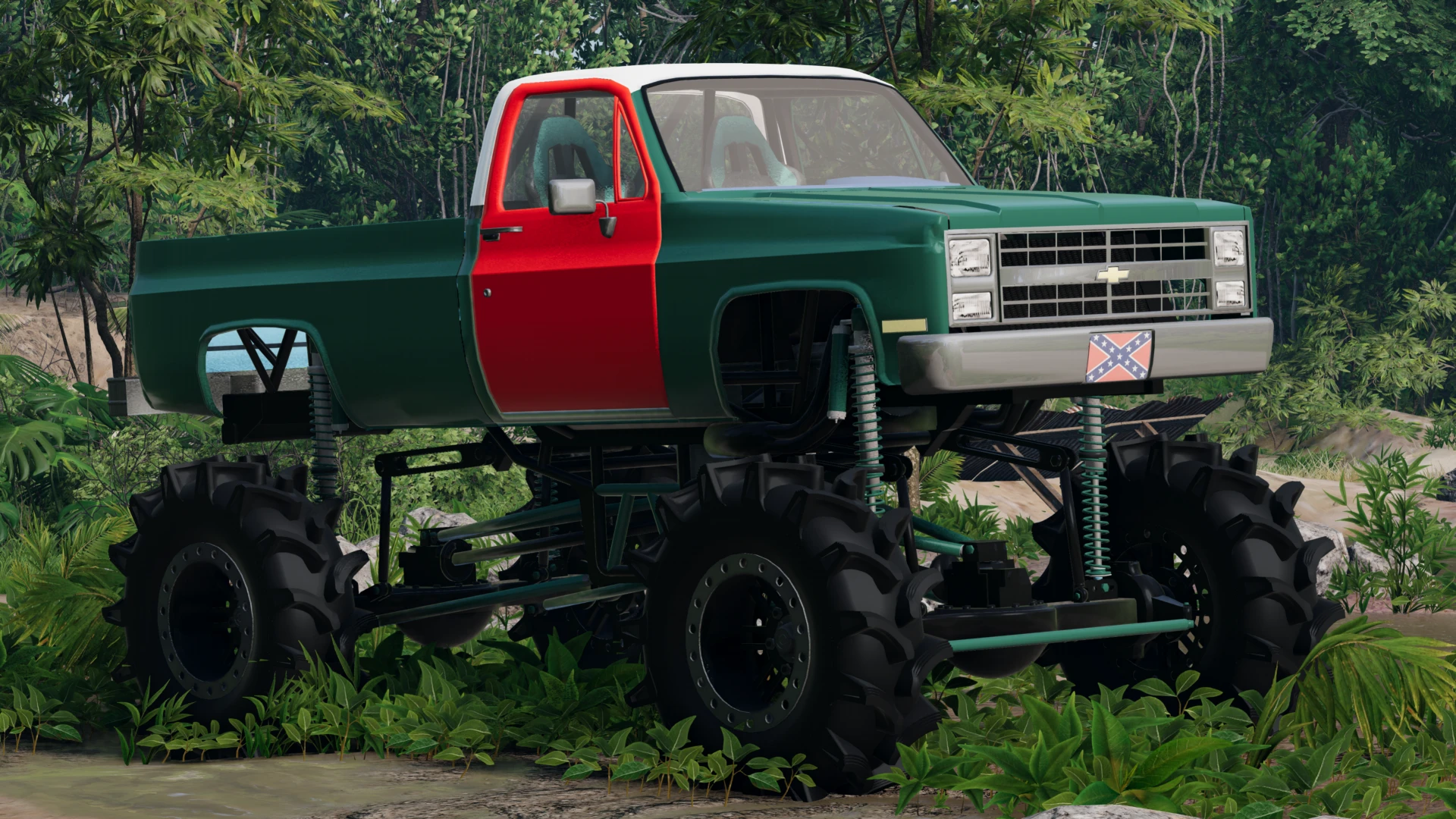 Green Mega TRUCK v1.0 - BeamNG.drive