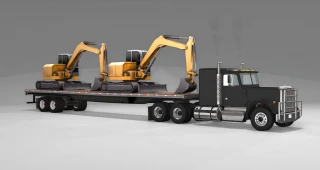 Gavril T-Series with Trailer! 2.1 2.1 - BeamNG.drive