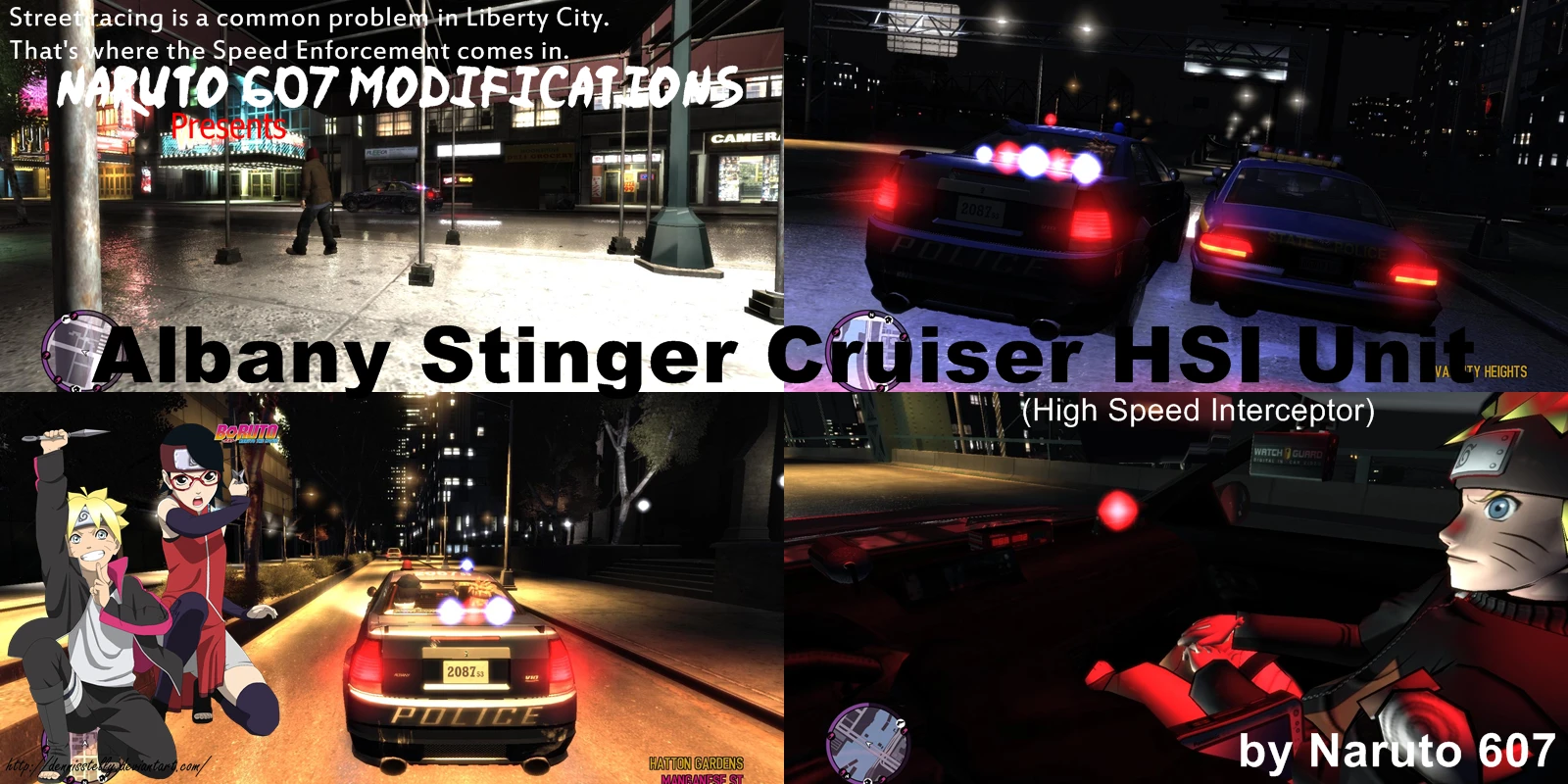 Albany Stinger Cruiser HSI Unit v 1.1 - GTA 4