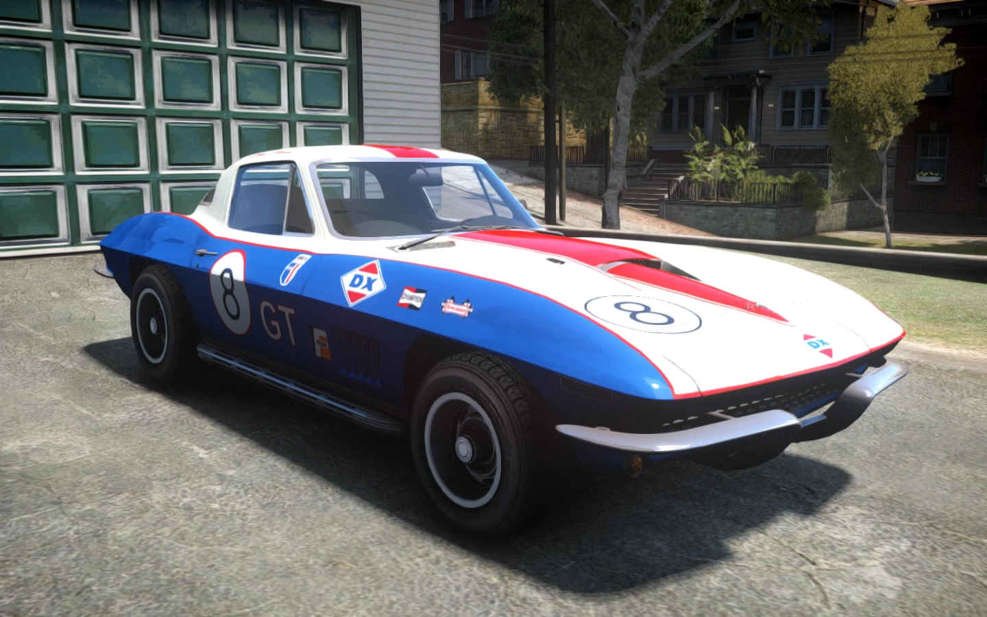 1967 Chevrolet Corvette C2 "Sunray DX #8" paintjob - GTA 4
