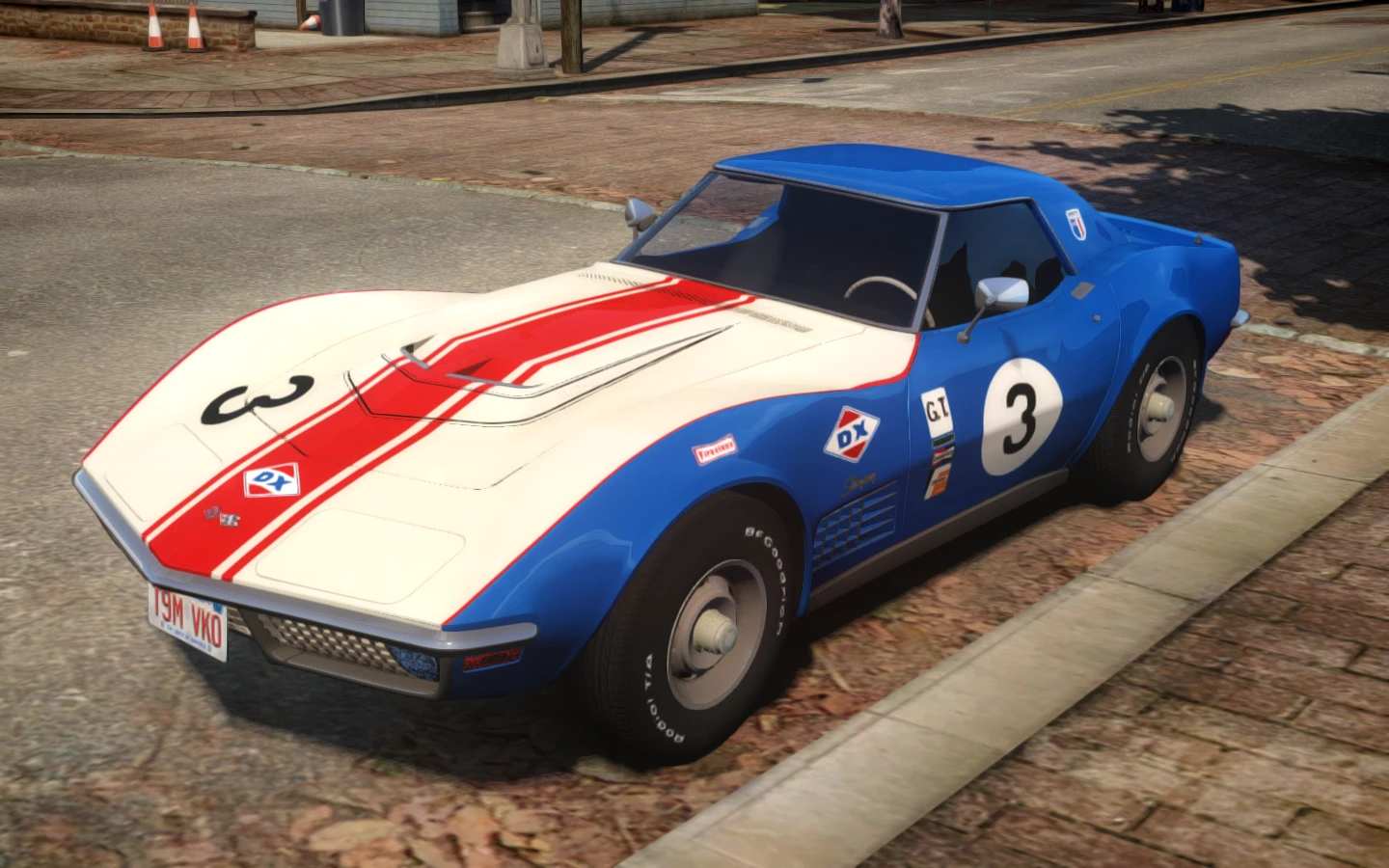 1970 Chevrolet Corvette C3 ZR1 "Sunray DX #3" paintjob - GTA 4