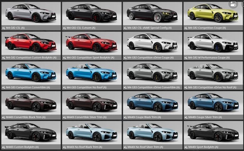 21-23'BMW M4 G82/G83 2.0 - BeamNG.drive