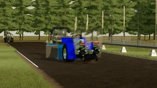 Blue Modified Pulling Tractor v 1.0 - FS 22