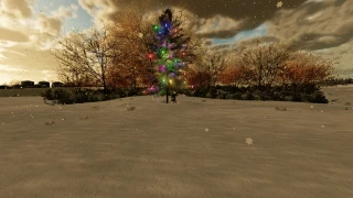 Christmas Tree With Snowman v 1.0 - FS 22