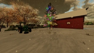 Christmas Tree With Snowman v 1.0 - FS 22