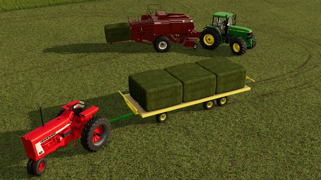 John Deere 1275 Bale Wagons v 1.0 - FS 22