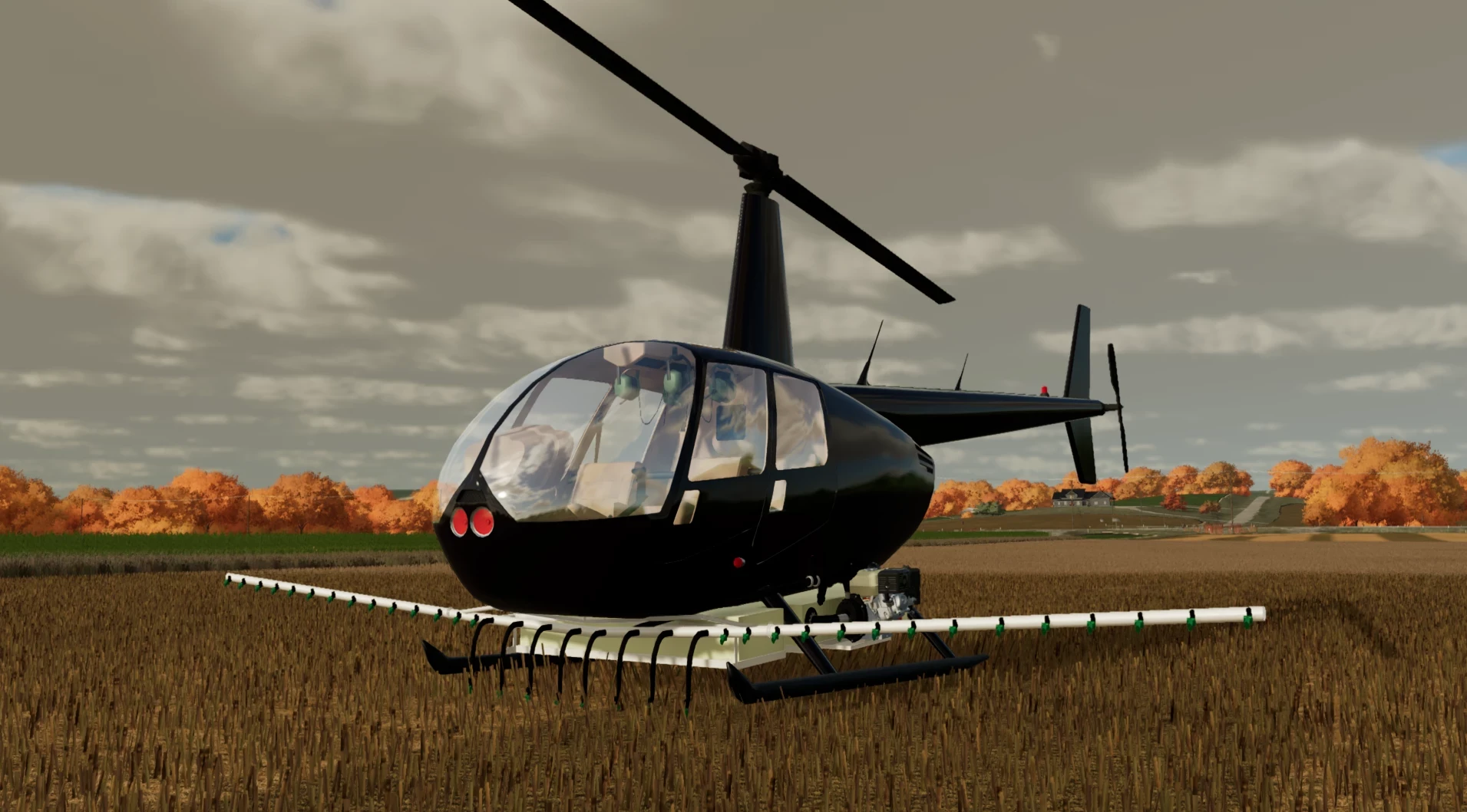 Robinson R44 With Sprayer v 1.0 - FS 22