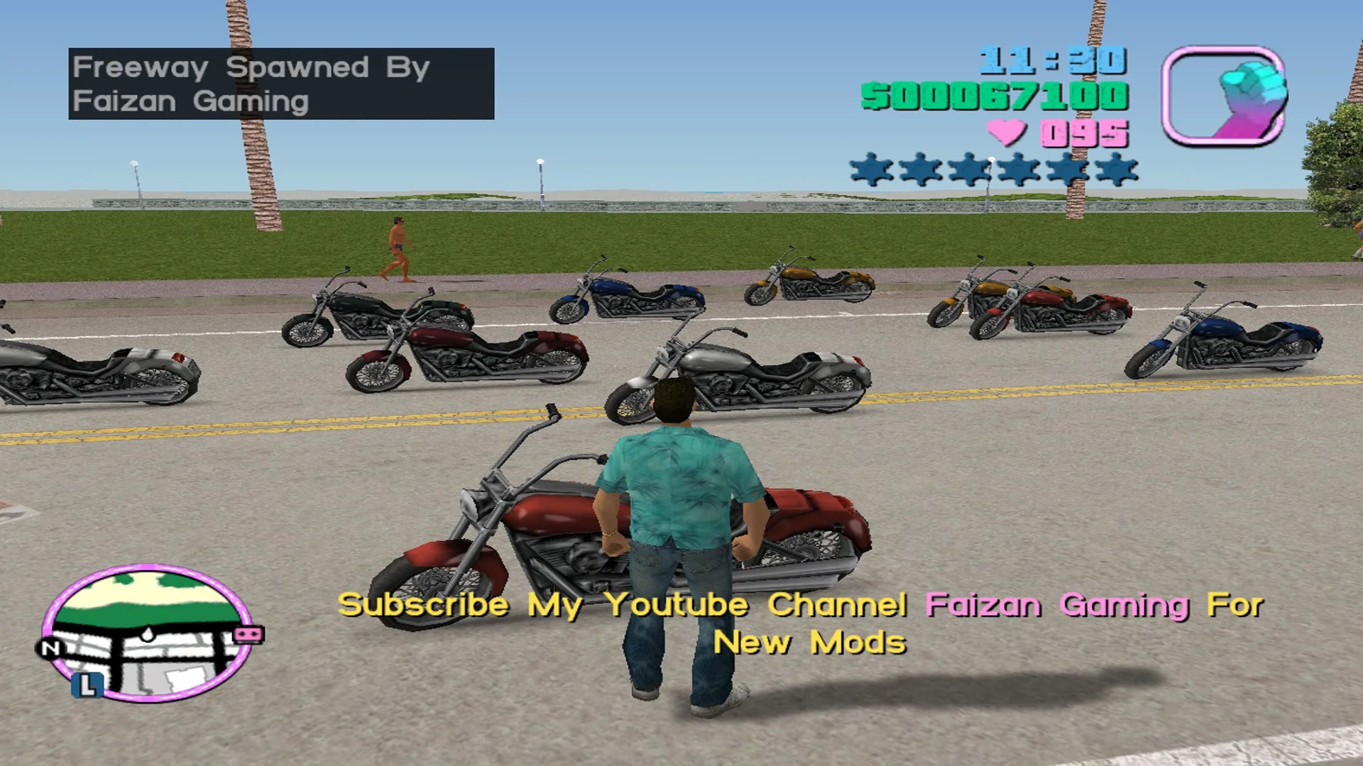 Freeway Bike Spawner Mod 1.0 - GTA: Vice City