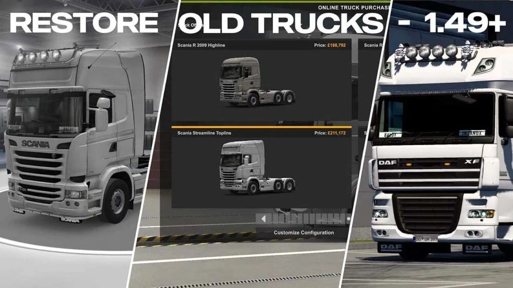 Restore Old Trucks v1.0 - ETS 2