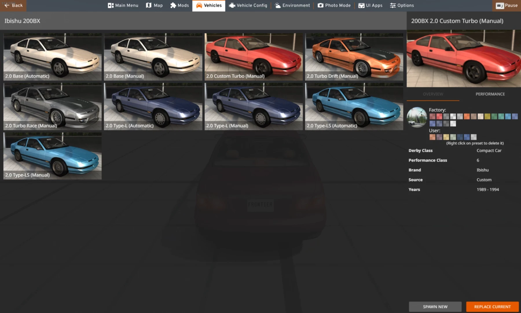 Legacy 200BX 2.0 - BeamNG.drive