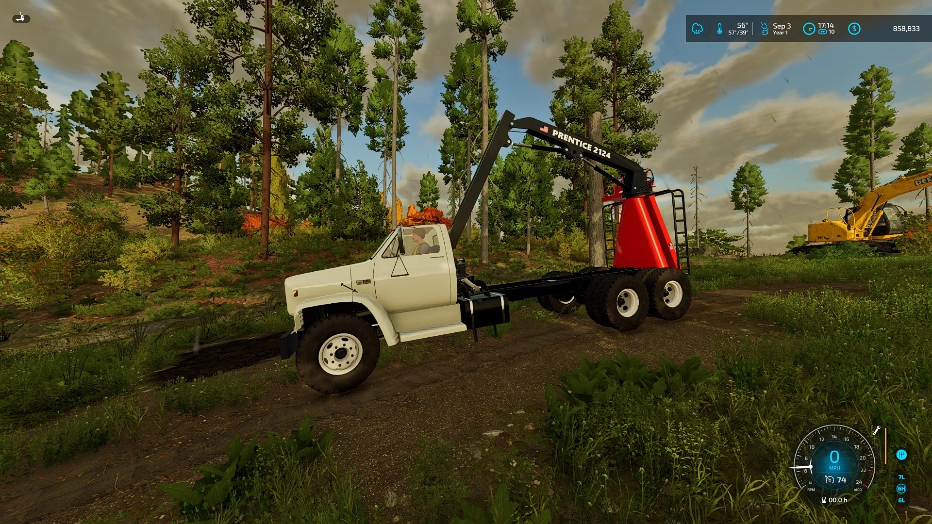 C-60 Log Loader Truck Rear Mount v 1.0 - FS 22
