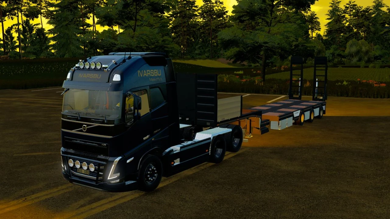 Vang 3 Axle Machine Trailer BETA v 1.0 - FS 22