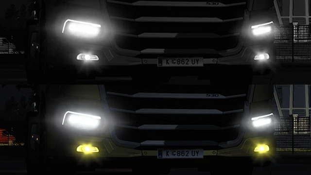 DAF 2021 Front Bumper Fog Lights 1.0 - ETS 2