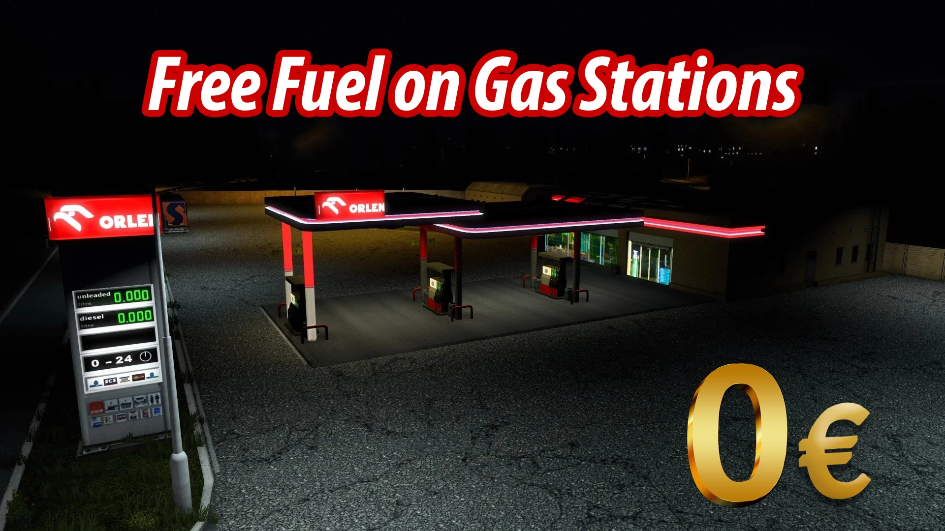 Free Fuel on Gas Stations 1 - ETS 2