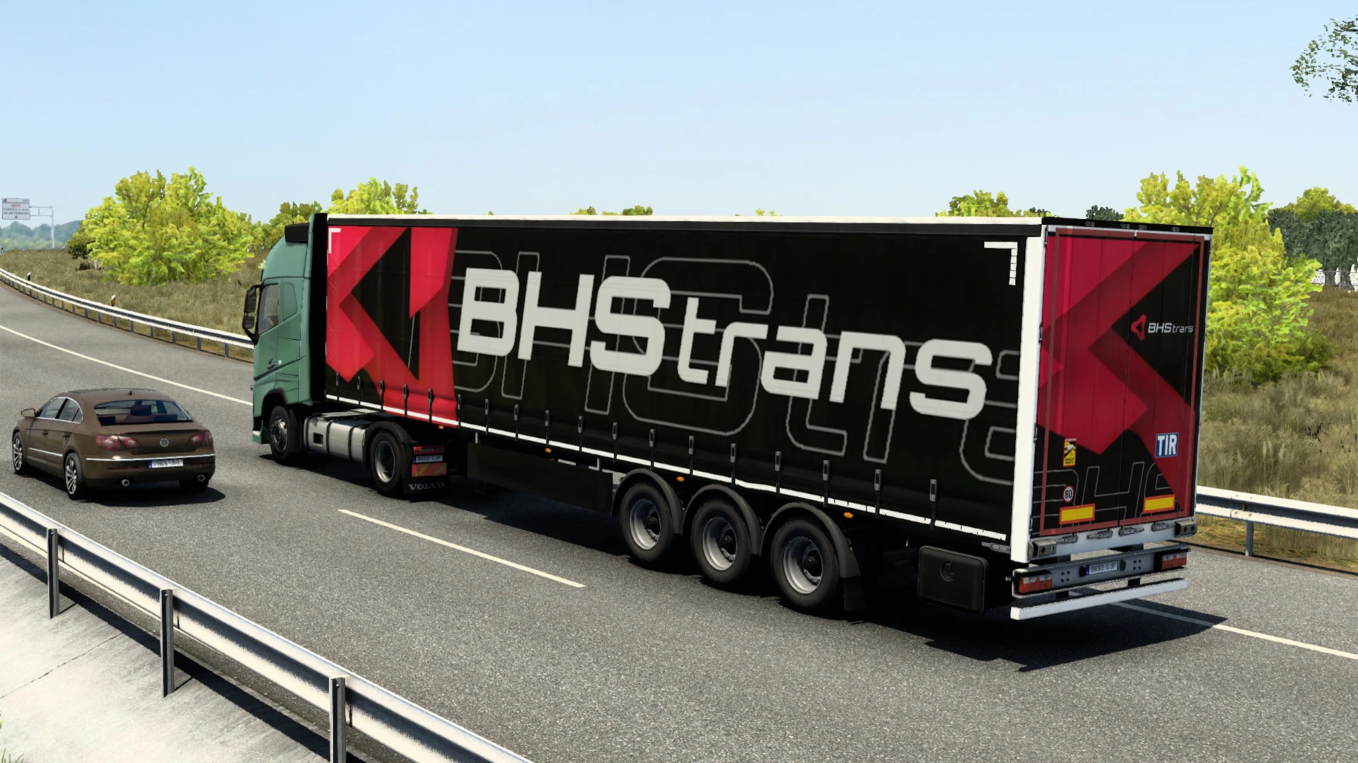 BHS Trans trailer traffic skin 1.49 - ETS 2