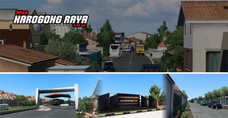 Map Narogong Raya 1.0 - ETS 2