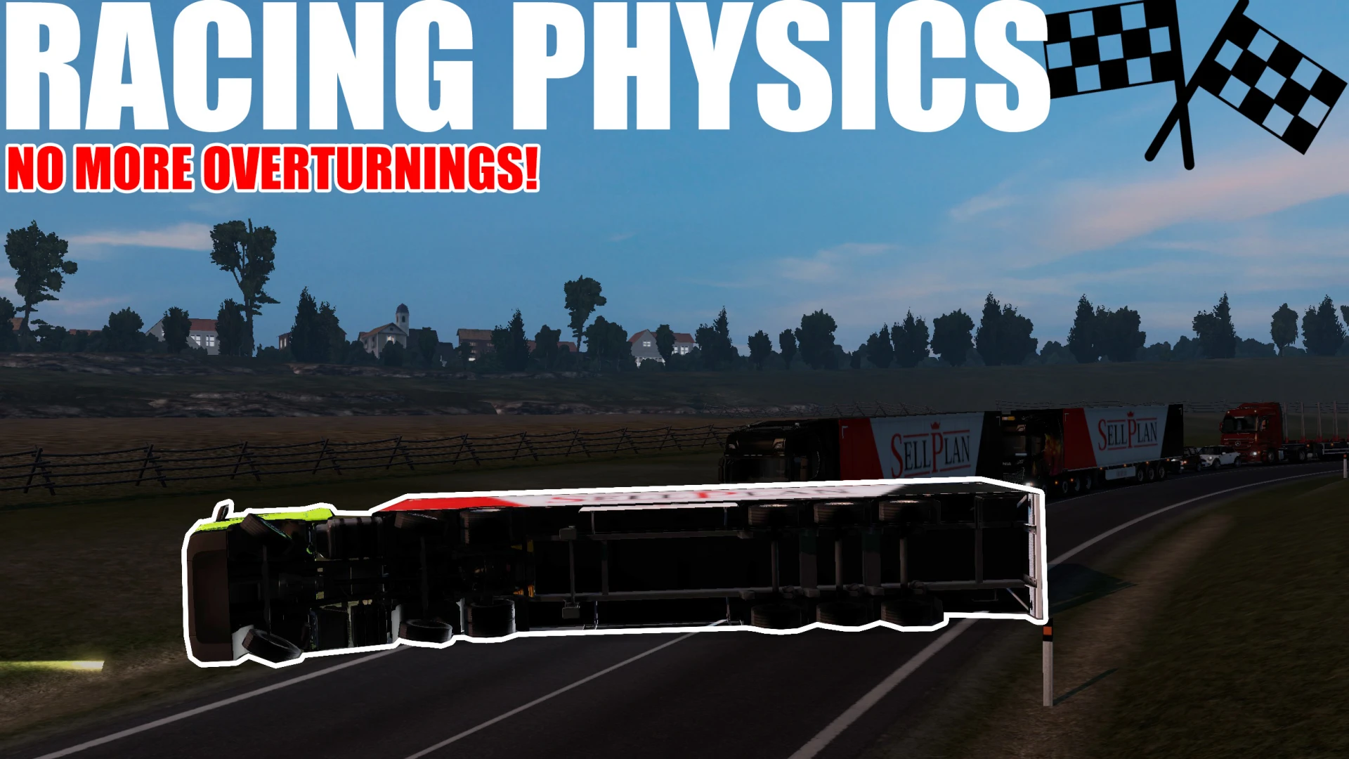 Racing Physics by FedeMart23 0.1 - ETS 2