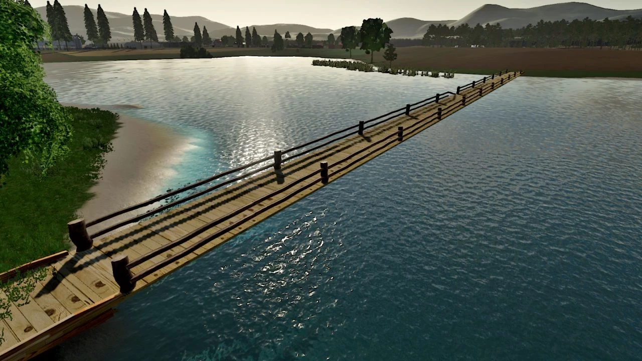 A small wooden bridge v 1.0 - FS 19