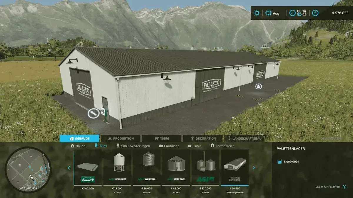 Pallet Storage v 1.1 - FS 22